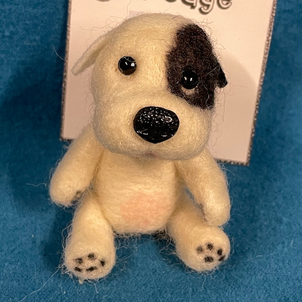 Itty Pittie, Mini Plush Pitbull, Mini Pitbull, Pitbull Doll, Mini Dog ...