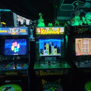 Arcade1up Version 1 Shelf Topper With Many Options for Customization ...