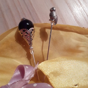 Beautiful Handmade Flower Pins Lots of Colours 2 Lengths - Etsy