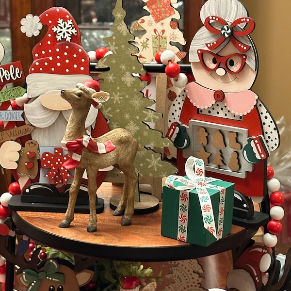 Decorative Freestanding Trees in 5 Sizes From 4 to 10 1/2 Inches, 6 ...