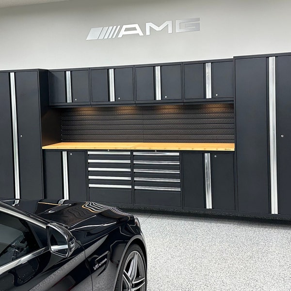 AMG Garage Sign 6 Feet Long Brushed Silver - Etsy