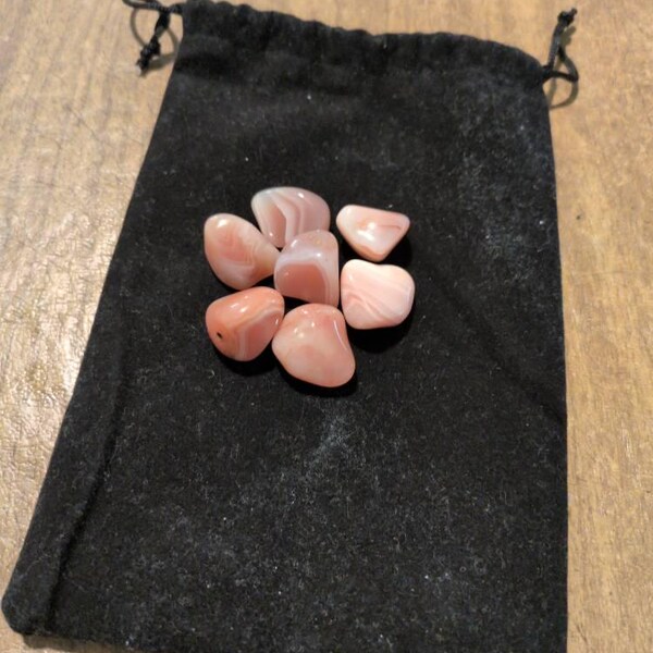 Apricot Agate Tumbled Stone - Multiple Sizes Available - Tumbled Pink ...