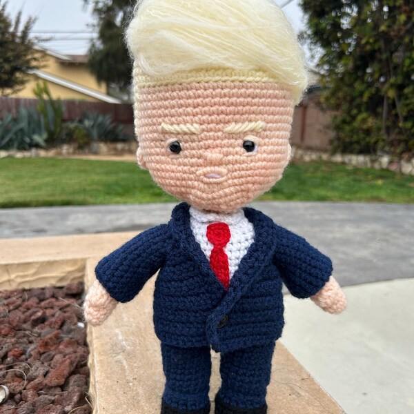 CROCHET PATTERN: Amigurumi-trump Doll - Etsy