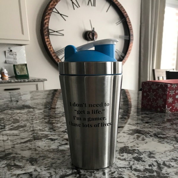 Personalized Shaker Cup, Custom Protein Shaker Fitness Gift, Engraved ...