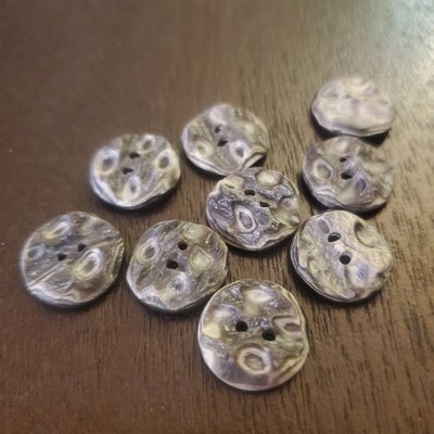 Black Glass Vintage Buttons French Sewing Couture Buttons Perfect for ...
