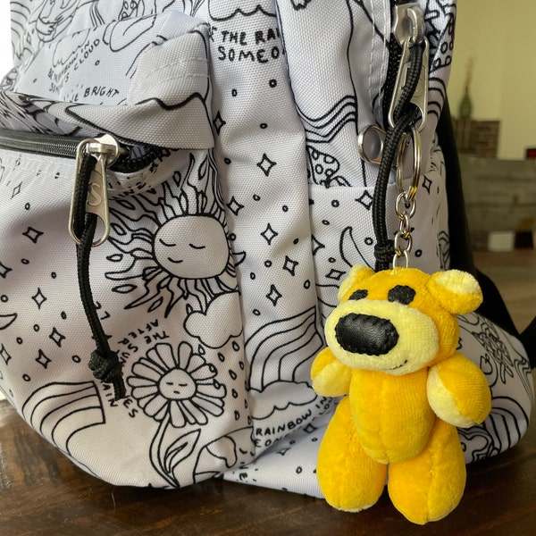 Plush Keychain - Bear BRUNO - Etsy