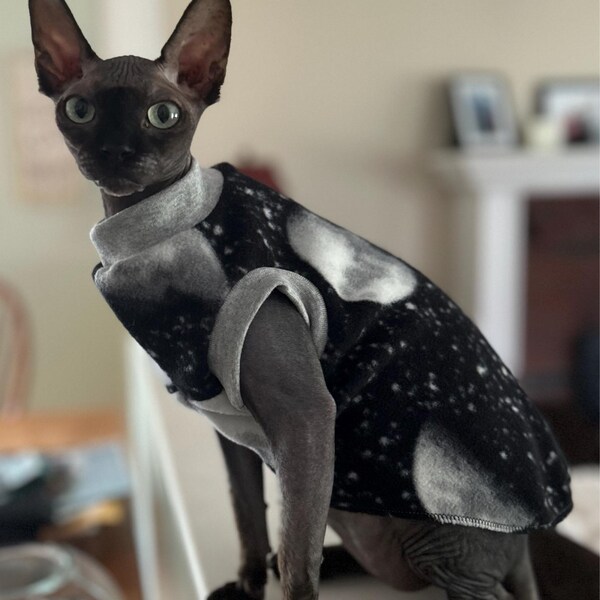 Purrwear UV Sun Protection, Long Sleeve Suit for Sphynx, and All Cats ...