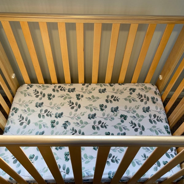 Crib Sheet Fitted Cotton Sheet Boho Rainbow Set Neutral Colors Nursery ...