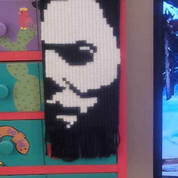 Horror Macrame Wall Hanging: Slasher Movie Decor - Etsy