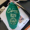 Custom Retro Motel Key Fob, YOUR CUSTOM TEXT, Custom Keychain ...