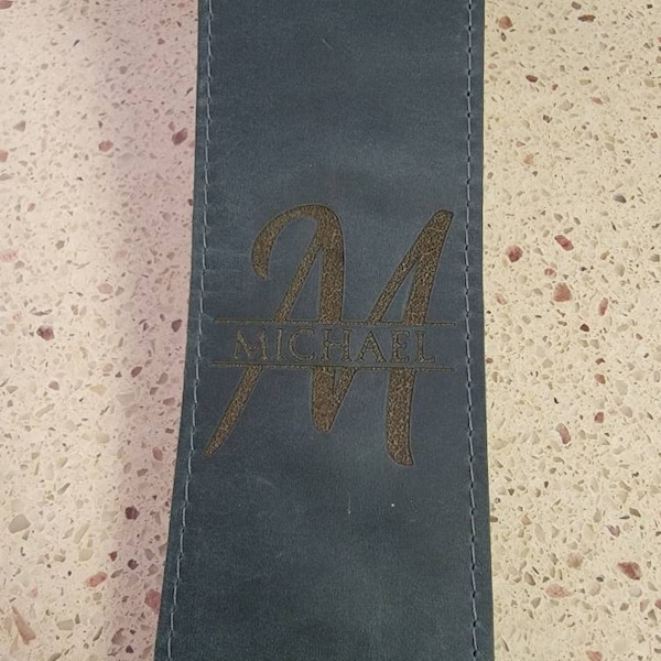 Leather Drum Stick Personalized, Custom Drumstick Pouch, Engraved ...