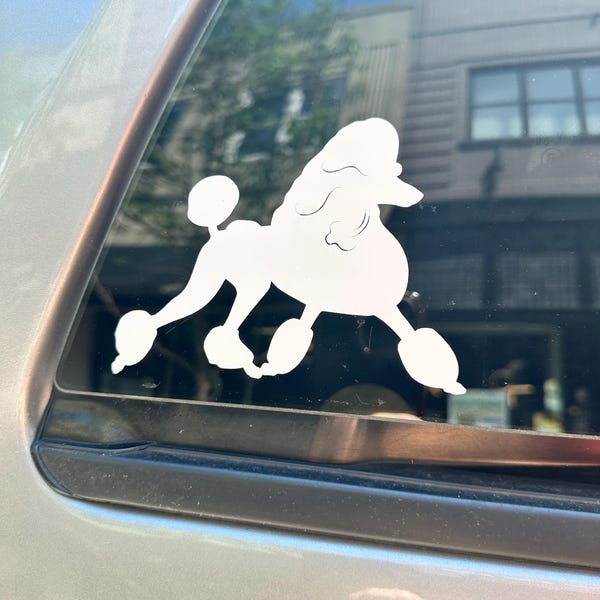 Dog Breed Decal - Standard Poodle (2) - Etsy