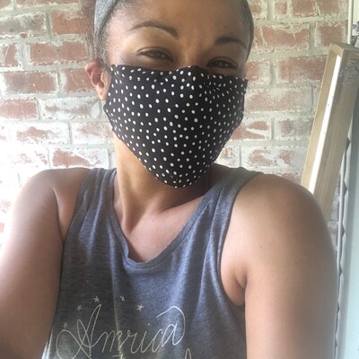 Cloth Face Mask / Filter PM2.5 Face Mask / Wired Face Mask With Nose ...