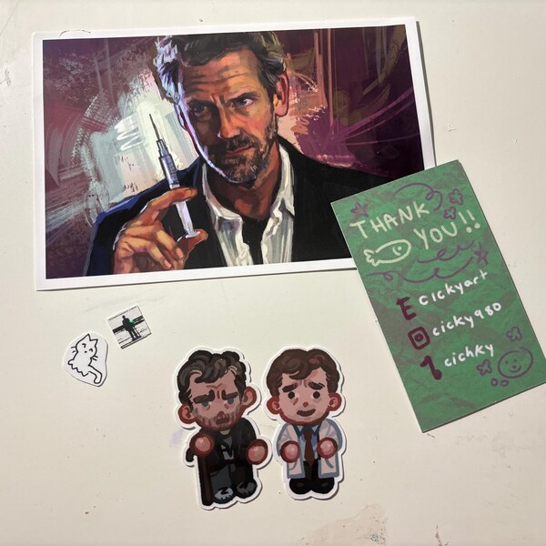 House MD Mini Stickers - Etsy