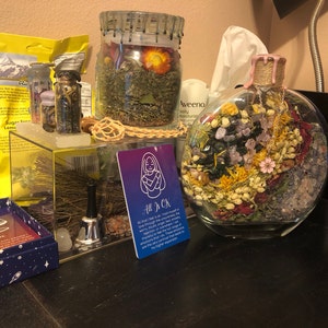 Peace and Calm Spell Jar Anti-anxiety and De-stress - Etsy