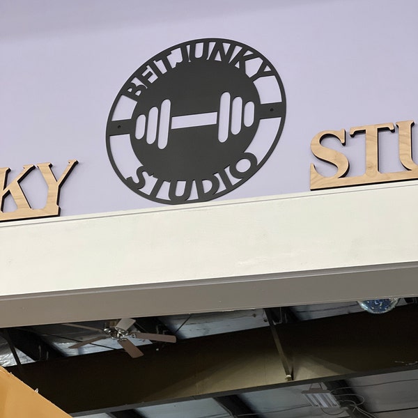 Personalized Home Gym Signs for Workout Room, Personalized Metal Sign ...