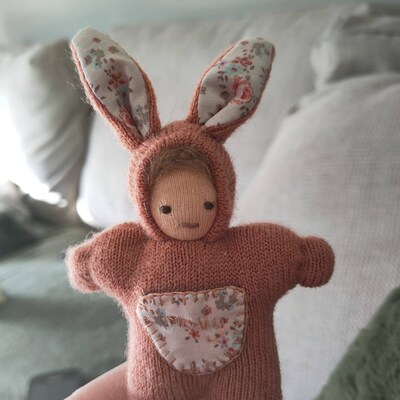 MADE TO ORDER Tiny Mini Magic Baby Waldorf Cuddle Doll, Waldorf Doll ...