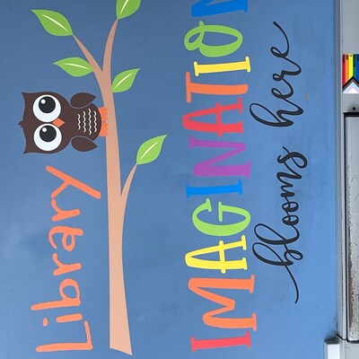 Imagination Blooms Here Decal Classroom Decor Children Bedroom or ...