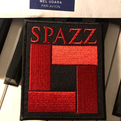SPAZZ Embroidered Patch 2 Option - Etsy