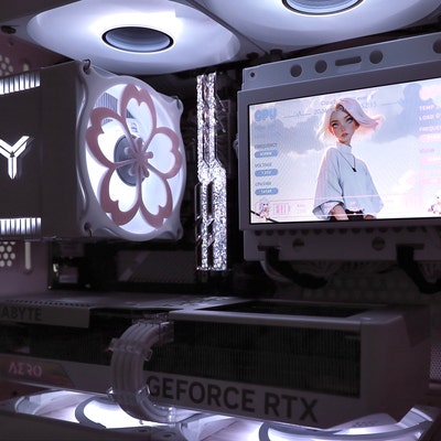 Rounded Sakura Flower PC Fan Shroud/ Grill /cover 120mm, 140 Mm Two ...