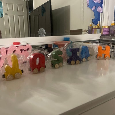 Build Your Own Train With Our Neutral Pink Train. Personalized Wooden ...