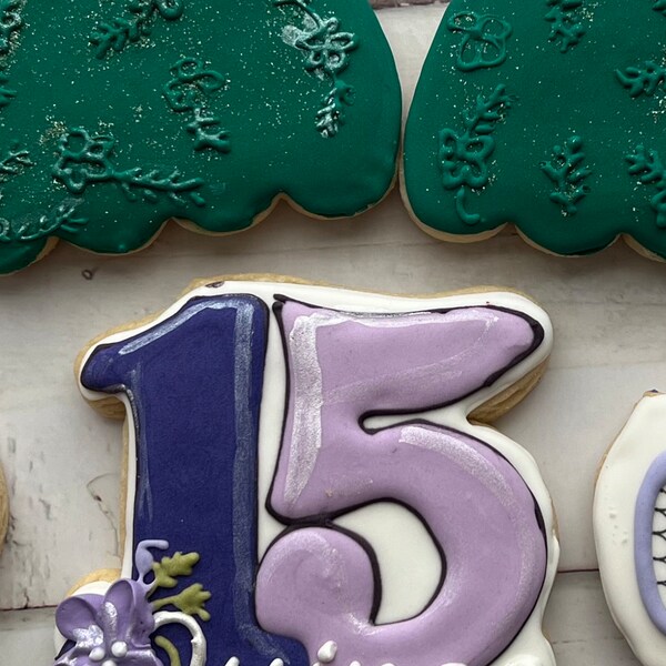 Number 15 Lettered Fifteen Cookie Cutter Cookie Cutters by Nori CN0629 ...