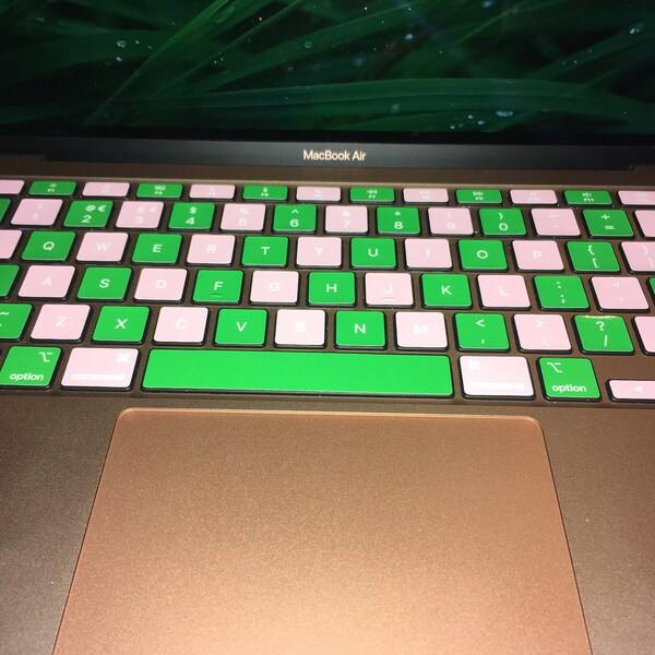 Abstract Decay MacBook Keyboard Decal Stickers - Etsy