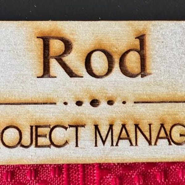 Magnetic Church Name Tag, Pastor Name Badge, Engraved Reverend Name Pin ...