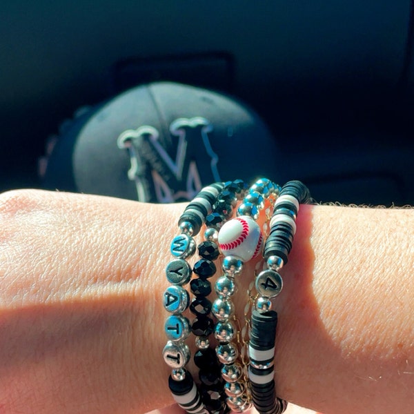 Personalized Sports Bracelets - Etsy