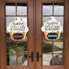 Welcome Mirrorball Disco Ball Wood Cut Out Doorhanger - Etsy