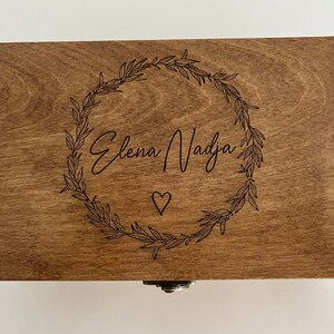 Custom Quote Wooden Box, Memory Box, Engraved Bible Verse Box, Custom ...