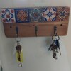 Rustic Reclaimed Wood 4 Hook Key Holder With Shelf 7 Colour Options - Etsy