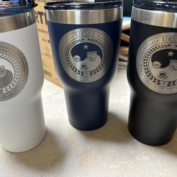 20 Oz. RTIC TUMBLER Personalized With Laser Engraved Name Phrase or ...