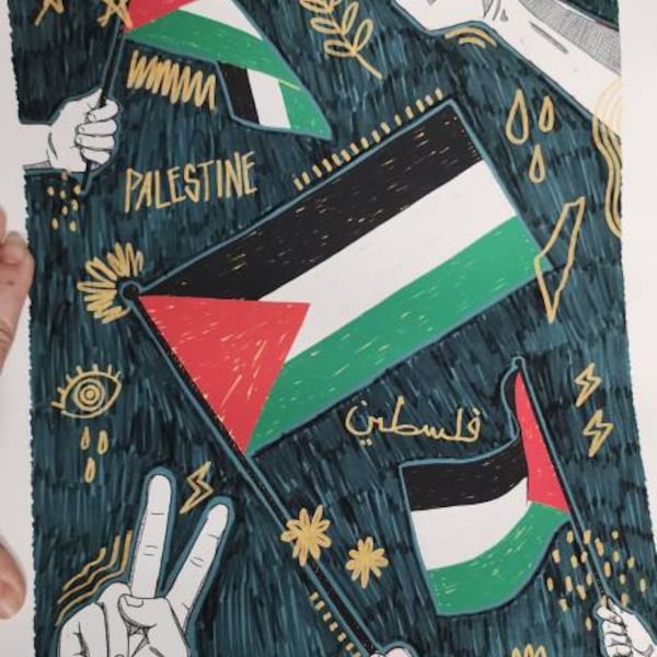 Palestine Poster, Palestinian Flag, Free Palestine, Palestine Art ...