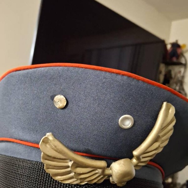 Commissar / Military Hat: Fantasy Cosplay Cap With 3D Printed Badge - Etsy