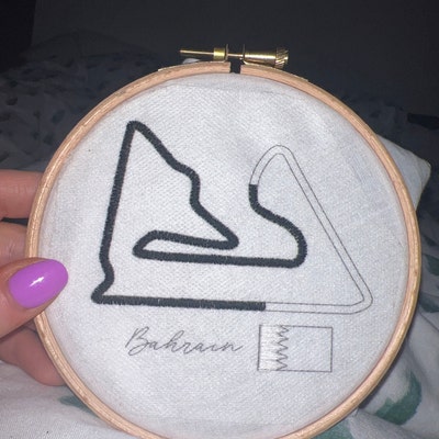 Beginner's Embroidery Kit Monaco F1 GP Race Track Outline - Etsy