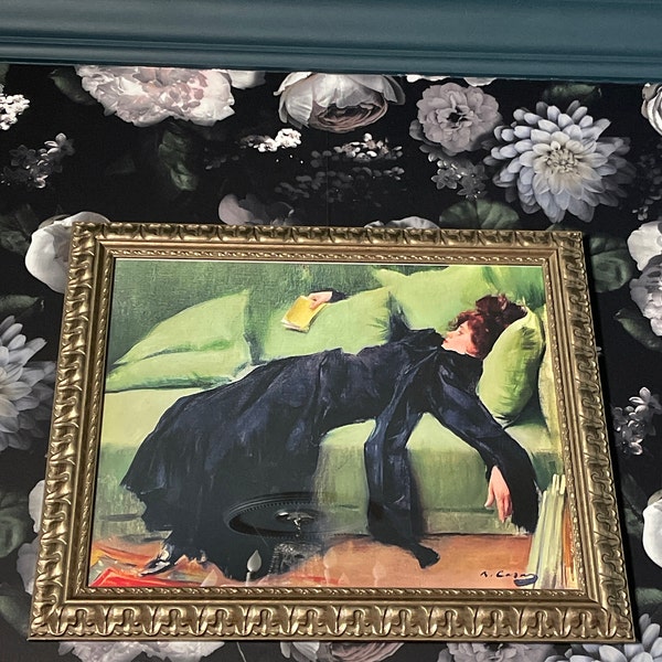 Decadent Young Woman. After the Dance, Ramon Casas, High Quality Art ...