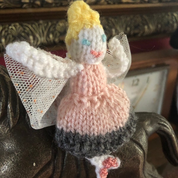 10 TINY FAIRIES - Toy Knitting Pattern, 4" (10cm) - Fairy Knitting ...
