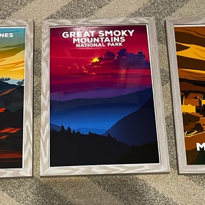 3 Poster Bundle Any 3 National Park Posters, National Park and Hiking ...