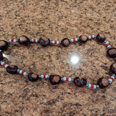 THE Ultimate Ohio State Buckeye Necklace 16 to 18 High Quality Ohio ...