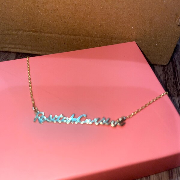 Gold Pray Necklace 14K Solid Gold Circle Necklace, Gift for Her ...