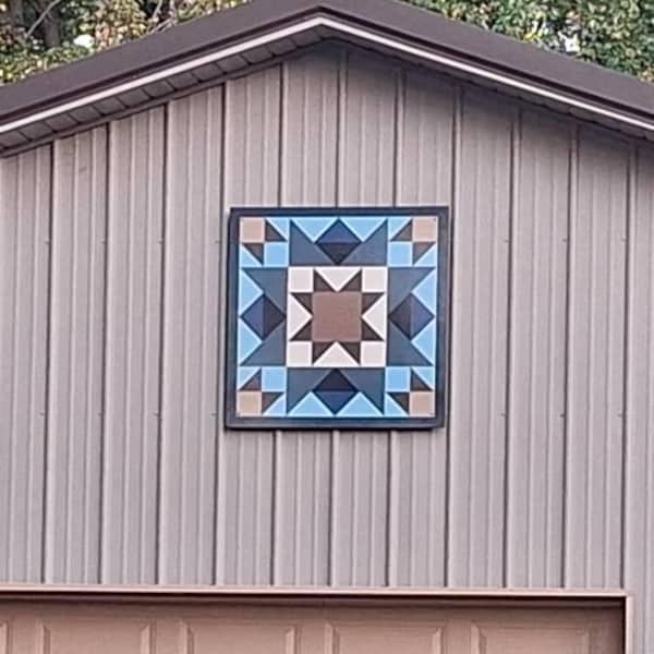 Barn Quilt Address Number / Sign Post - 3 Sides, 4"x4 X24" PVC Post ...