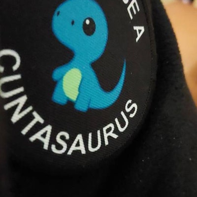 Don't Be a Cuntasaurus Dinosaur Meme 3 Circle Removable Morale Patch With Hook and Loop Backing ...