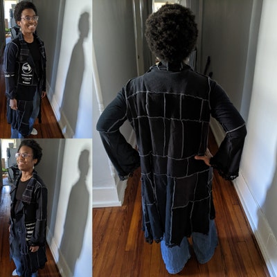 1X-2X Gypsy Rose Tattered Duster Rustic Boho Jacket Funky Hippie ...