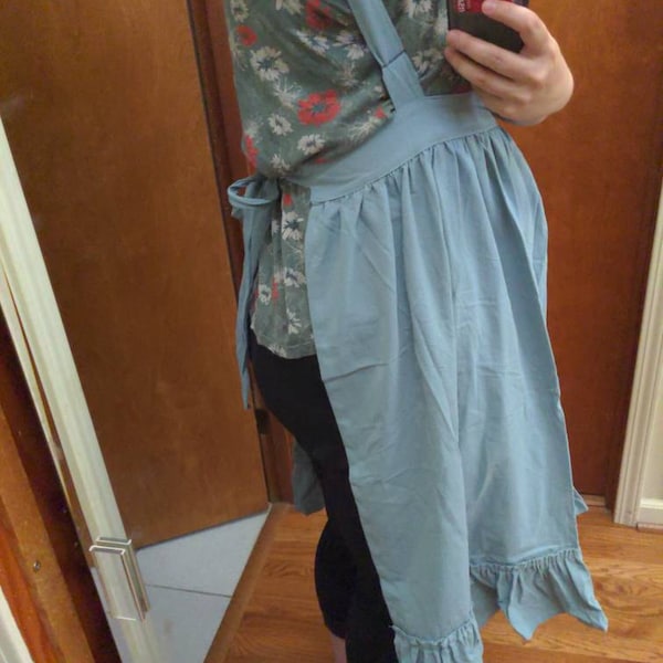 Aprons for Women With Pocket , Pinafore Aprons for Women Retro , Green ...
