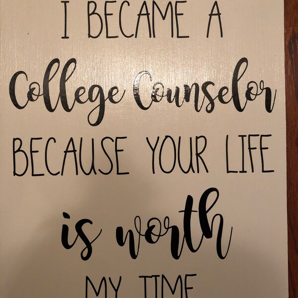 School Counselor Inspirational Sign - Etsy