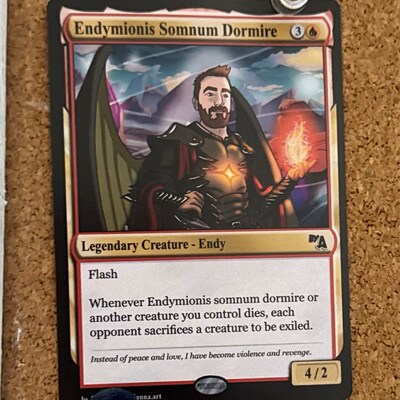 10x Custom MTG Card 2.5x3.5, Magic the Gathering Art, Gifts, Birthday ...