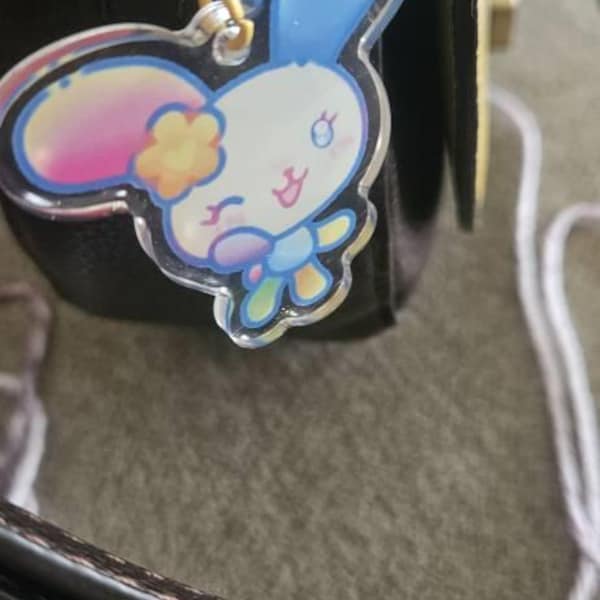 NEW Moshimoshi Y2K Flip Phone Cute Pink Green Acrylic Keychains ...