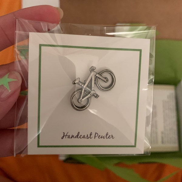 Bicycle Lapel Pin - CC428- Bike, Byclist, Cycle, Pedal Bike, Recreation ...