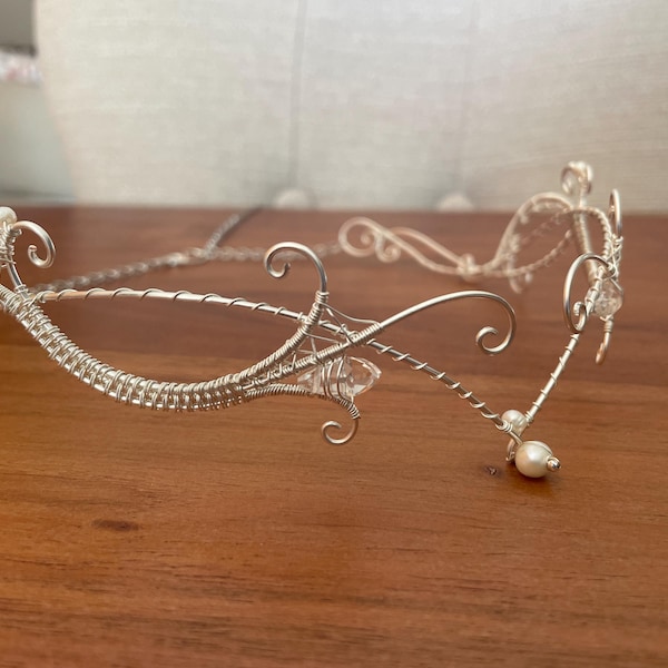 Delicate Elven Tiara, Wedding Circlet, Elf Coronet, Wedding Accessories ...